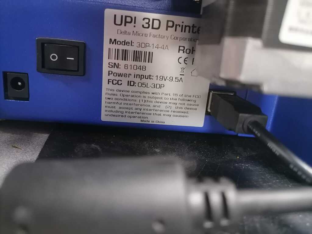UP 3D printer model 3DP -14-4A - Tiertime